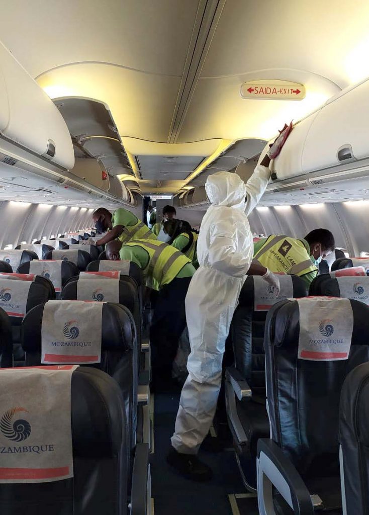 Aircraft disinfection – “Our teams are trained to meet the highest ...